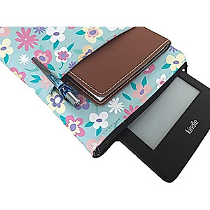 Colorful Floral Book Sleeve - Book Cover for Hardcover and Paperback - Book Lover Gift - Notebooks and Pens Not Included