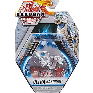 Bakugan Ultra, Fenneca, 3-inch Tall Geogan Rising Collectible Action Figure and Trading Card