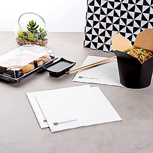 Restaurantware Luxenap 15.8 x 15.8 Inch Linen-Feel Napkins 25 airlaid Disposable Napkins - Sustainable Durable White Paper Square Paper Napkins For All Kinds Of Events