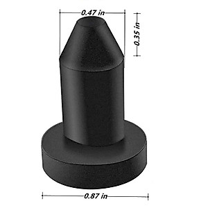 Fuoequl 2 Pack 4985616 Kayak Plug in Drain Push Compatible with Sun Dolphin Kayaks Aruba 8 SS Bali 8