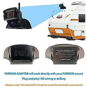 TadiBrothers Furrion Compatible Digital Wireless Plug & Play, Backup Camera Kit with 7" Monitor with Audio | 120° View Angle, 150-Ft Range, Waterproof | Observation System for RV, 5th Wheel, & Camper