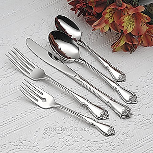 Oneida True Rose Dinner Forks, silver set of 4