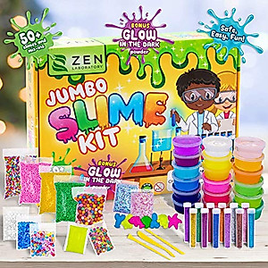 Ultimate Slime Kit for Girls 10-12 for Kids | Perfect Toys for Girls 7-12 Years Old | Complete DIY Slime Making Kit | Slime for Kids and Boys | Christmas Party Favors