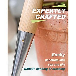 Dibber with 5 Inch Measurements Seed Dibber Garden Tool Hand Dibbler Seed Planter Tool Seed Dispenser Hole Digger for Planting Small Seeds Seedlings Sowing Seeds Transplanting Plants Planting Bulbs