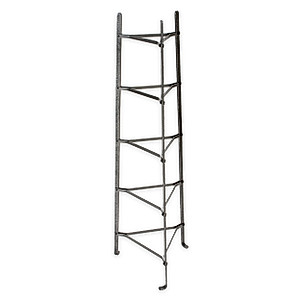 Enclume 5-Tier Cookware Stand, Free Standing Pot Rack, Hammered Steel (Unassembled)