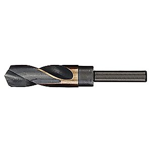 VALYRIANTOOL 1-1/2 in. x 6 in. Fractional Cobalt Silver and Deming Drill Bits 1.5" HSSCO High Speed Steel M35 S&D Twist Drill Bits for Stainless Steel 1/2" Reduced Shank 6" OAL 135-Degree Split Point
