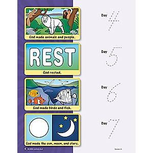 K5 Bible Activity Book - Abeka 5 Year Old Kindergarten Bible Coloring and Activity Book