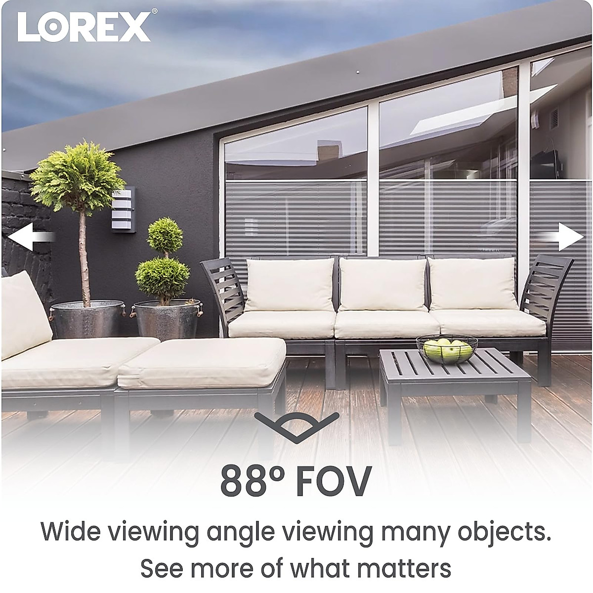 Lorex 1080p Analog Wired Security Camera – Outdoor & Indoor Add on Camera Wired Surveillance System for Home & Business – Long Range Night Vision, HD Recording