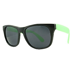 Edge I-Wear 12 Bulk 80s Neon Party Sunglasses for Adult Party Favors with CPSIA certified-Lead(Pb) Content Free (Green, 54)