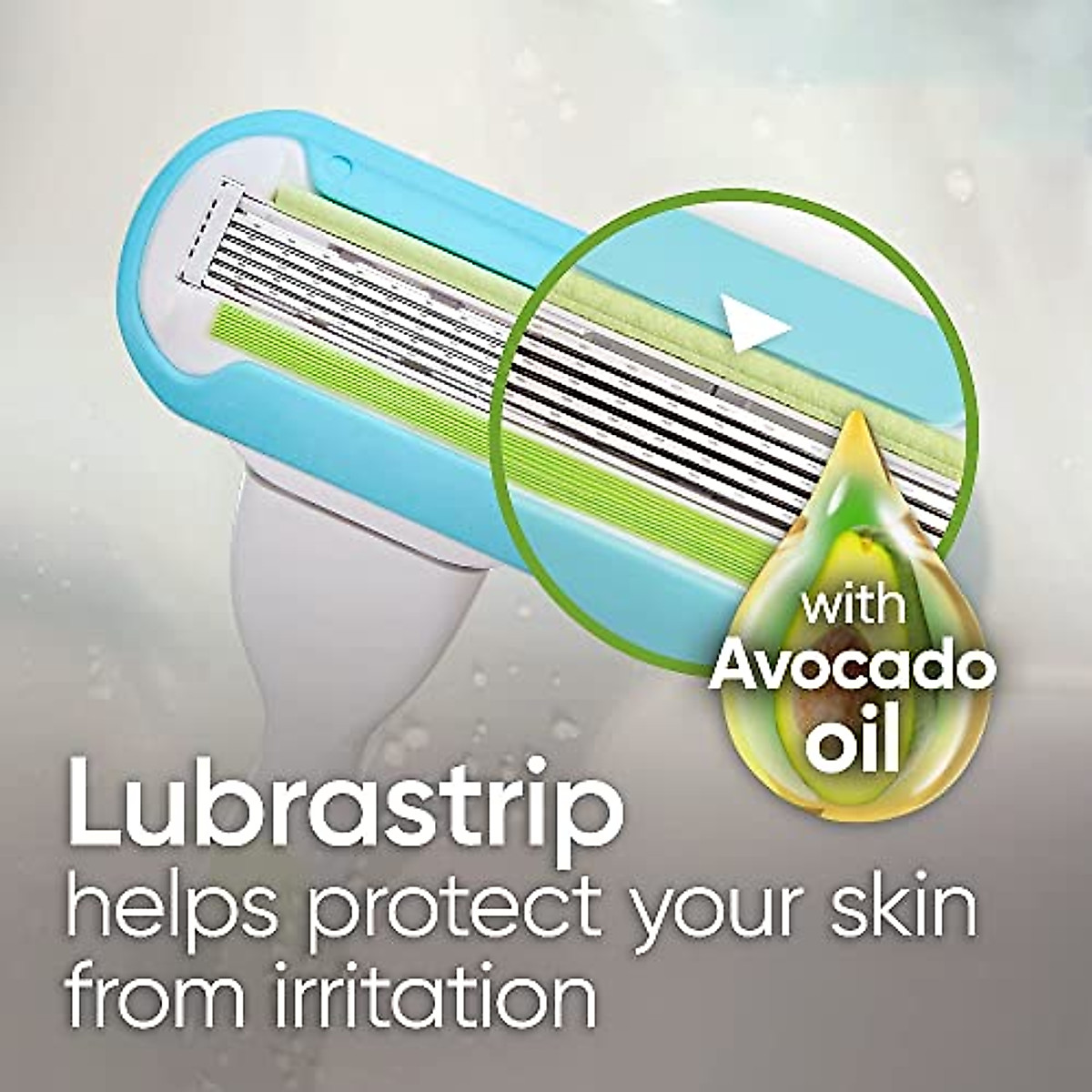 Gillette Venus Womens Razor Blade Refills, Venus Extra Smooth 4 Count and Venus Deluxe Smooth Sensitive 2 Count, 6 Total Refills