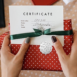 CRASPIRE Vine Leaf Certificate Seal Silver Envelope Embossed Stickers 100pcs Self-Adhesive Foil Medal Award Label Medal Achievement Sticker for Wedding Invitation Graduation Office Notary Gift