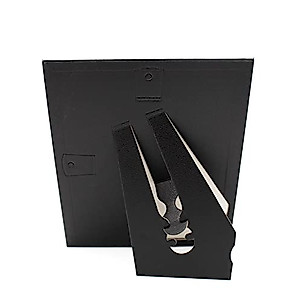 God Is My Strength, Christian Poem in Vegan Leather Frame with Built-in Easel & Hanger, Uplift Yourself or Gift to Others. For Home-Office-Dorm (Size 10 3/4 x 13 x 1/4 Inches)