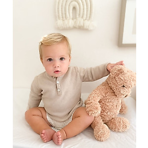 MON AMI Mr. Cuddleworth The Bear Stuffed Animal – 15”, Teddy Bear Plush Gifts for Baby Shower, Cute Plushies for Kids of All Ages
