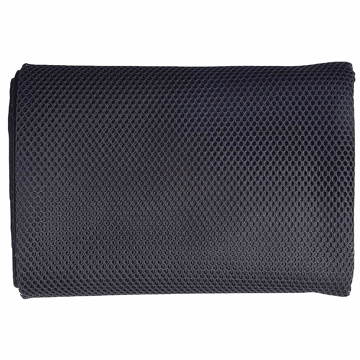 BoomSesame 150GSM Black Mesh Fabric, 40 x 82 Inch Polyester Fibre Mesh Netting Slightly Stretchy for Backpack Pocket, Straps, Netting Clothes, Netting Bag Shopping Bag and Other DIY Craft