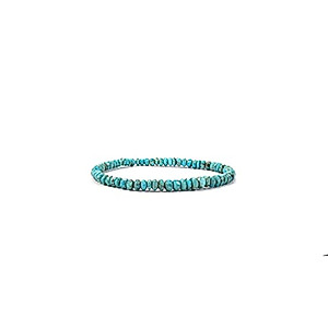 Natural Turquoise Stretchable Beads Bracelet 7 inch Endless, Natural Turquoise Beads, Healing Bracelet, Adjustable