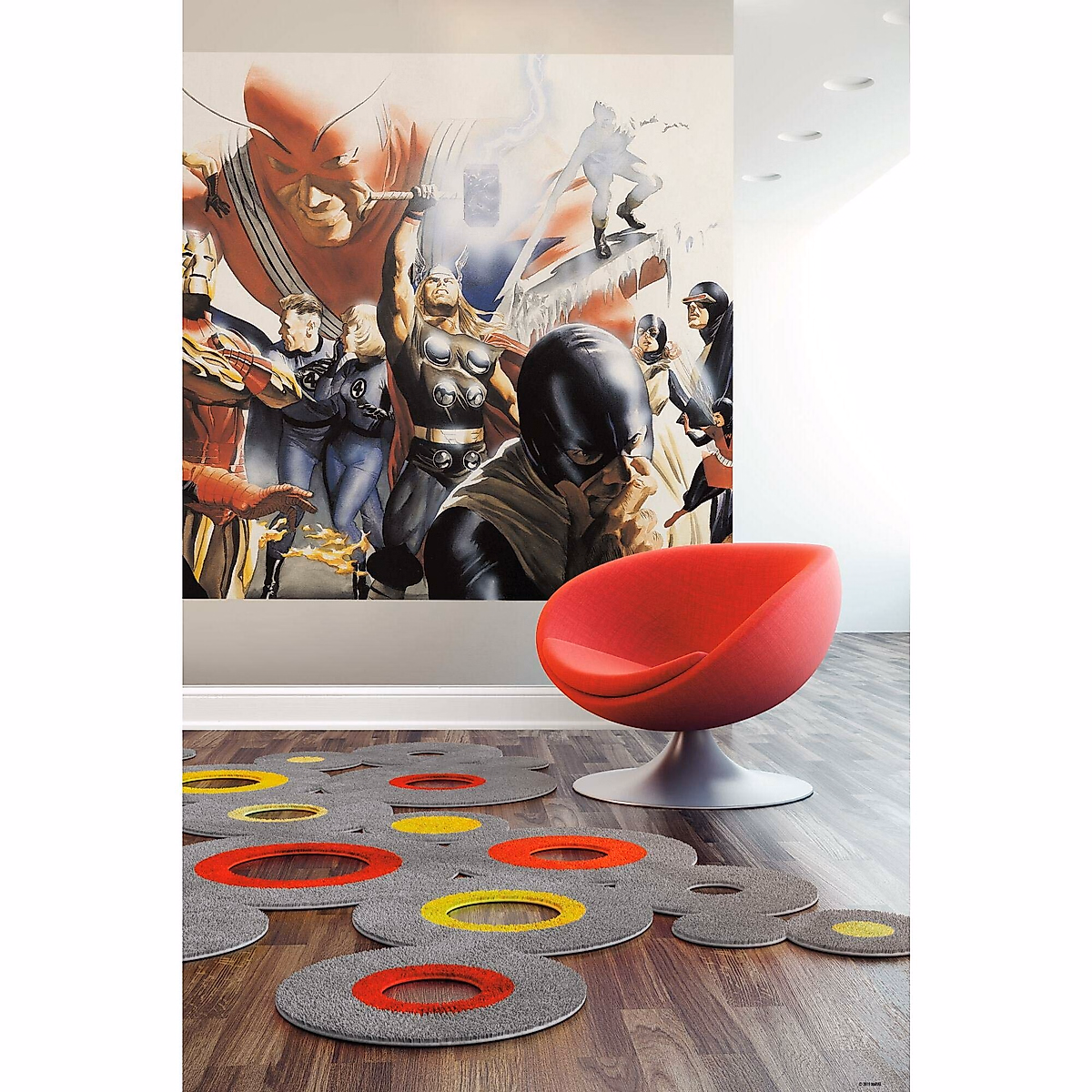 Roommates RMK11404M 4M Marvel Adam Ross Peel and Stick Wallpaper Mural-10.5 x 6 ft, Original