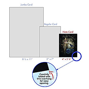 The Best Card Company - 20 Happy Halloween Note Cards Boxed (10 Designs, 2 Each) - Spooky Notecard Assortment (4 x 5.12 Inch) - Ghoulish Greetings AM9147HWG-B2x10