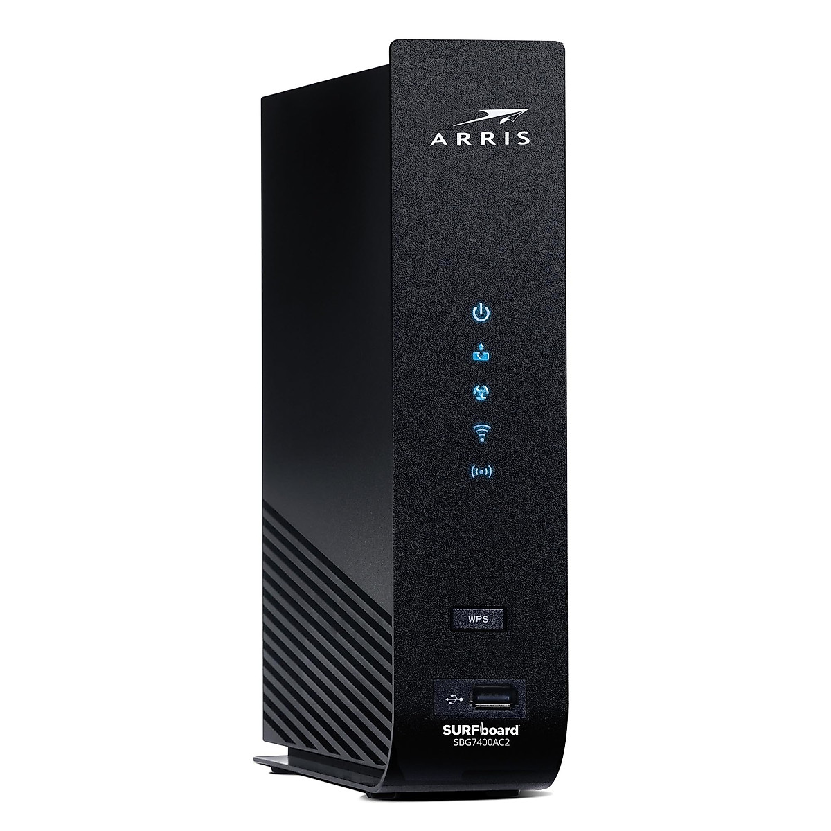 ARRIS Surfboard SBG7400AC2-RB DOCSIS 3.0 Cable Modem & AC2350 Wi-Fi Router , Approved for Comcast Xfinity, Cox, Charter Spectrum & more , Four 1 Gbps Ports , 800 Mbps Max Internet Speeds,- REFURBISHED