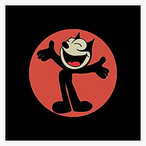 Felix The Cat Keep Walking Lapel Pin Cute Brooch Pins Badges