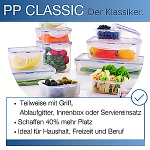 LockandLock Round Food Container with Leak Proof Locking Lid, Short, 0.4-Cup, 3 Fluid Ounce