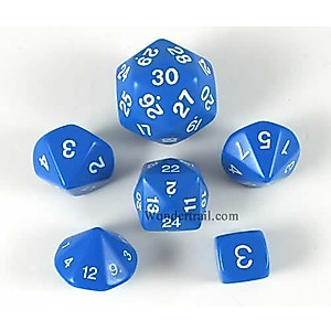 Koplow Games Blue Special Who Knew 6 Dice Set