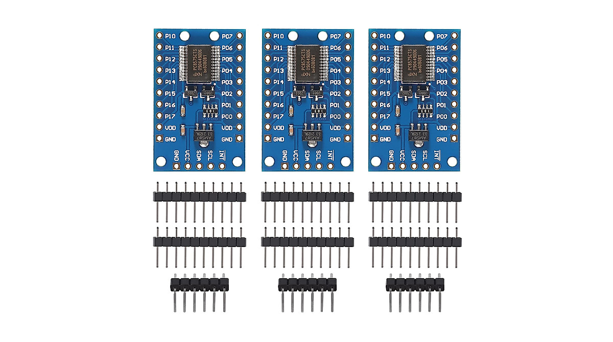 ACEIRMC 3pcs PCF8575 IO Expander Board Module I2C to 16IO IIC I2C I/O Extension Shield Module 16 ...