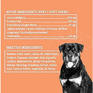 Pet Health Pros Coprophagia Stool Eating Deterrent for Dogs Eating Poop - Soft Chews to Stop Eating Poop for Dogs - No Poop Eating for Dogs w/Digestive Enzymes, Probiotics & Breath Freshener - 60 ct