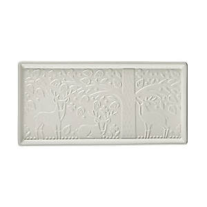 Mason Cash 2001.082 Forest 12" Serving Platter, Stoneware, Cream