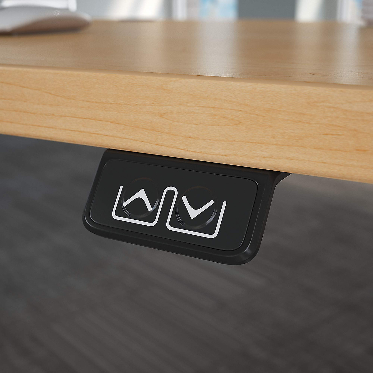 Bush Business Furniture Move 40 Series Height Adjustable Desk, 72W x 30D, Natural Maple