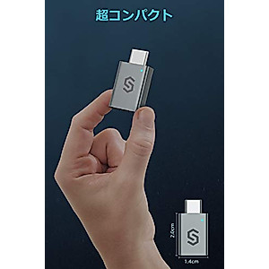 SYNCWIRE USB C to USB Adapter (2 Pack), USB Type-C to USB 3.0 (Female) Adapter, Thunderbolt 3 to USB Adapter Compatible with MacBook Air 2020/MacBook 12 inch/iPad Pro 2020 and More, Grey+Silver