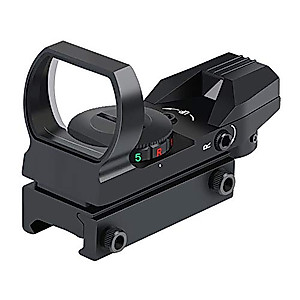 Feyachi Reflex Sight - Adjustable Reticle (4 Styles) Both Red and Green in one Sight!