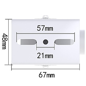 WiTi Extendable Mounting Pole for Security Surveillance Cameras,15.7-23.6 inch Adjustable Ceiling Mount Bracket for CCTV IP Camera,Solid Metal Powder Spray Coating