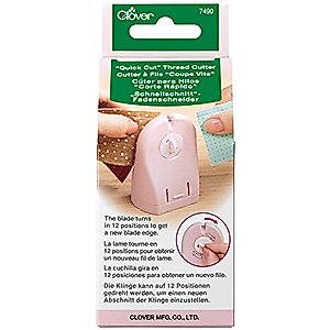 Clover Needlecraft Inc. Quick Cut Thread Cutter Notion, Pink
