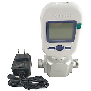 BHYIQI Gas Mass Flow Meter Digital Gas Mass Flow Tester with Range 0 to 250L/Min Precision 士2.0+0.5FS% 12 mm Tube Diameter