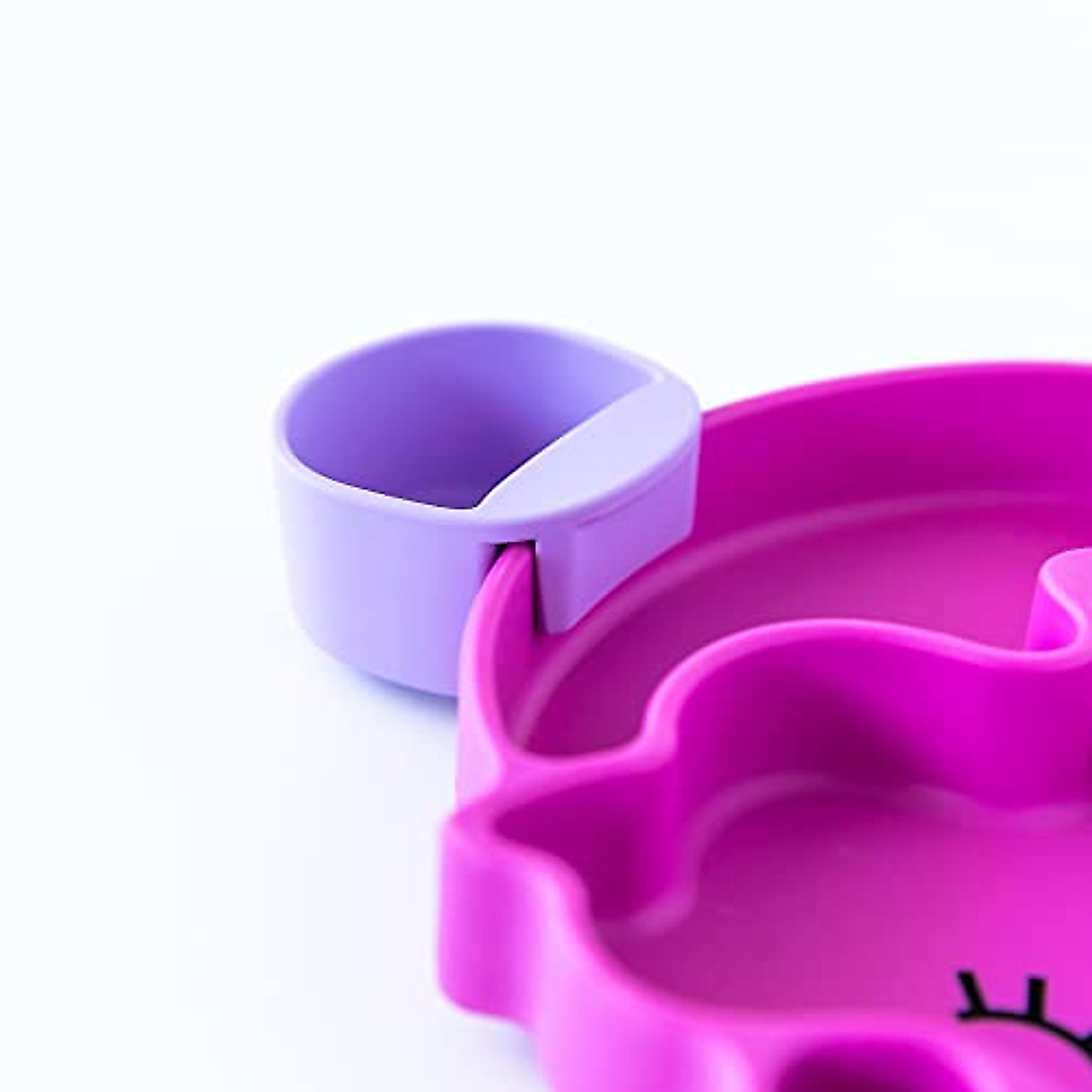 Bumkins Baby Silicone Little Dippers, Attaches to Bowls, Dishes and Plates, Sauce Cup, Holds Condiments, Dip, Puree, Toppings, Baby Led Weaning, Essential Feeding Supplies, for Babies 6 Months Up