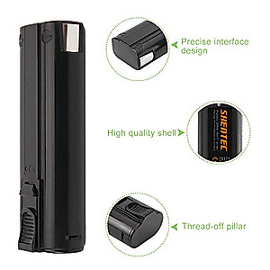 Shentec 2-Pack 4000mAh 6V Battery Compatible with Paslode 404717 B20544E BCPAS-404717 404400 900400 900420 900600 901000 902000 B20720 CF-325 IM200 F18 IM250 IM250A IM350A IM350CT PS604N, Ni-MH