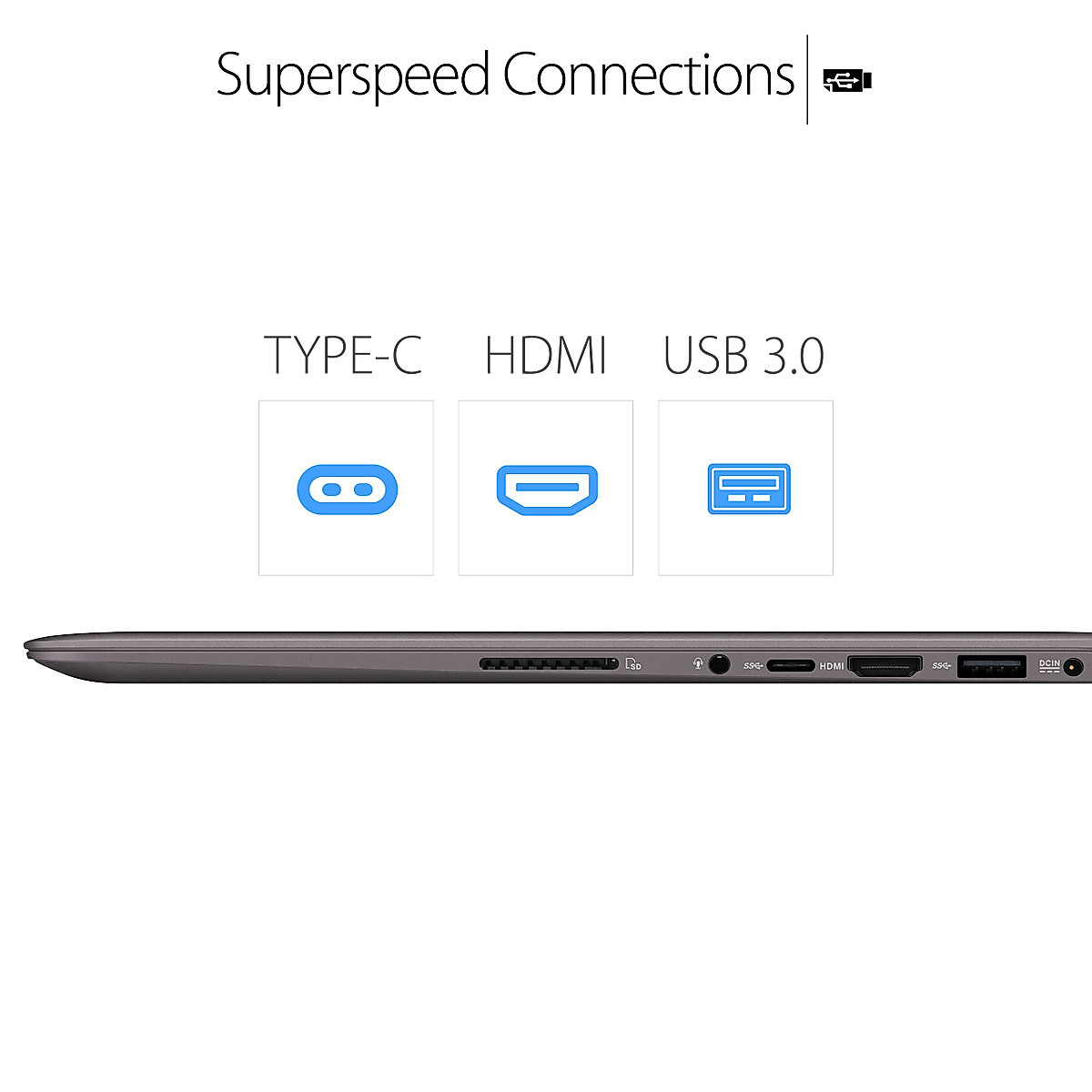 ASUS ZenBook Flip UX360UA 13.3-inch Touchscreen Convertible Laptop, Core i7, 16GB, 512GB SSD, Windows 10, Fingerprint Reader