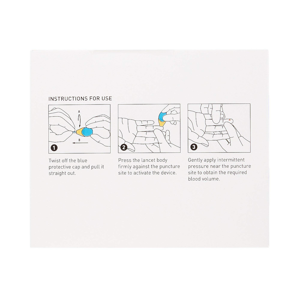 McKesson Safety Lancet, Retractable, Pressure-Activated Finger Device, Sterile - Ideal for Blood Testing - Single Use, 26 Gauge, 1.8mm Depth, 100 Count, 1 Pack