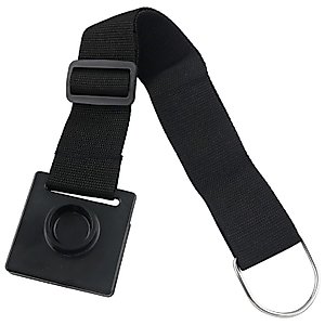 WHYHKJ Cello Endpin Anchor Cello Antiskid Device Adjustable Strap with Thick Pad Non-slip Endpin Stopper Holder Stand Musical Instrument Accessories, Black
