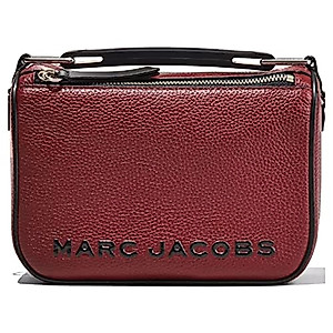 Marc Jacobs The Softbox 20 Vachetta Red With Silver Hardware Pebbled Leather Women's Shoulder Bag