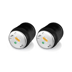 2 pack of TORQUE Air Spring Bag for Freightliner Trucks (Replaces Freightliner 16-13810-000, 1613810000, Firestone 9780, 8537, W01-358-9780, 1R12-189, 1R12-303) (2 x TR9780)