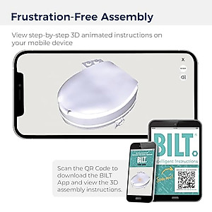 Drive Medical PreserveTech Raised Toilet Seat with Bidet (Ambient Water) Toilet Seat Riser, Elevated Toilet Seats for Seniors and Adults, Toilet Seat Bidet, Toilet Seat Elevator with Bidet Sprayer