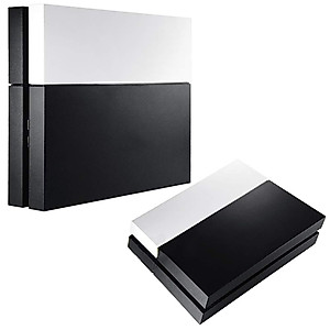 Faceplate Shell HDD Bay Hard Drive Cover Case Replacement for PlayStation 4 PS4 Console (White)