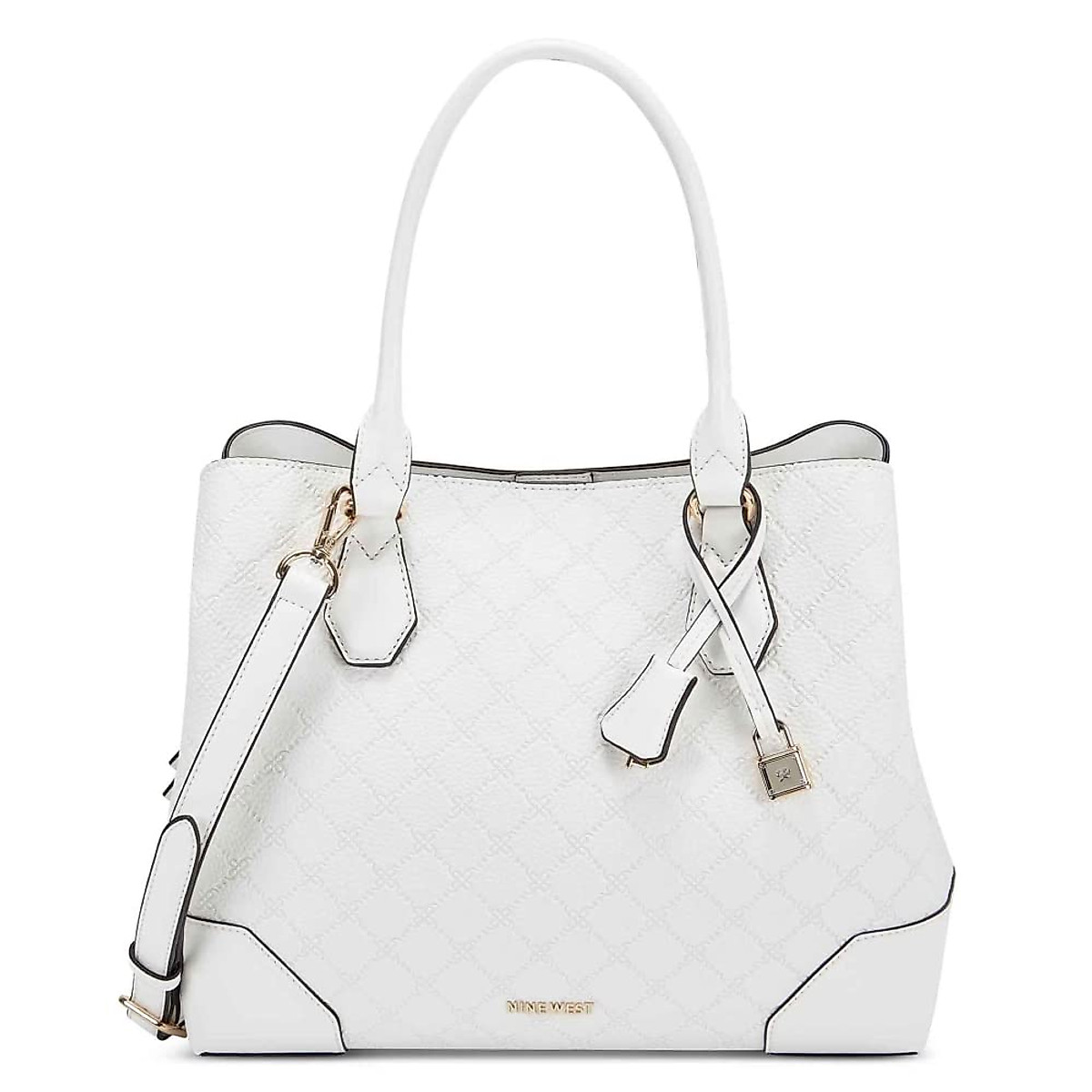 Nine West Brooklyn Jet Set Carryall, Optic White