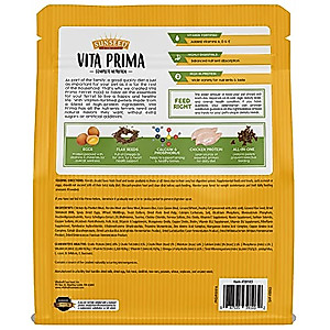 Sunseed Vita Prima Ferret Food - Dry Food for Ferrets - Vitamin-Fortified with Essential Nutrients - Supports Healthy Digestion and Healthy Teeth, 3 lb