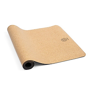 SatoriConcept Cork Yoga Mat - 100% Eco Friendly Cork & Rubber, Lightweight with Perfect Size (72” x 24”) and 4mm Thick, Non Slip, Sweat-Resistant, Innovative Exercise Mat for Hot Yoga (Original)