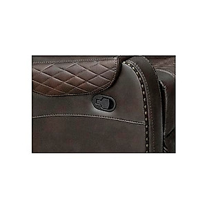 Kingway Sofas, 2 Recliner Seat, Brown