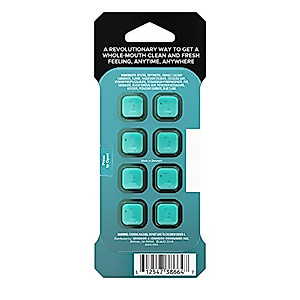 Listerine Ready! Tabs Chewable Mint Tablets with Clean Mint Flavor, Revolutionary 4-Hour Fresh Breath Tablets to Help Fight Bad Breath On-the-Go, Sugar-Free, Alcohol-Free & Kosher, 8 ct