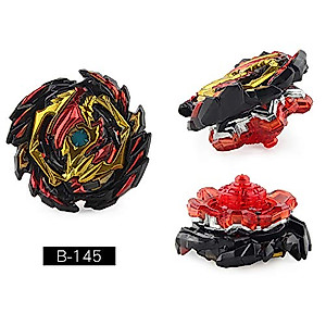 Battling Game Tops Metal Fusion Starter Set | Launcher Included | 2Set - Cho-Z Achilles.00DM/Ace Dragon. St. Ch with 4D Launcher Grip Gyro Top Set