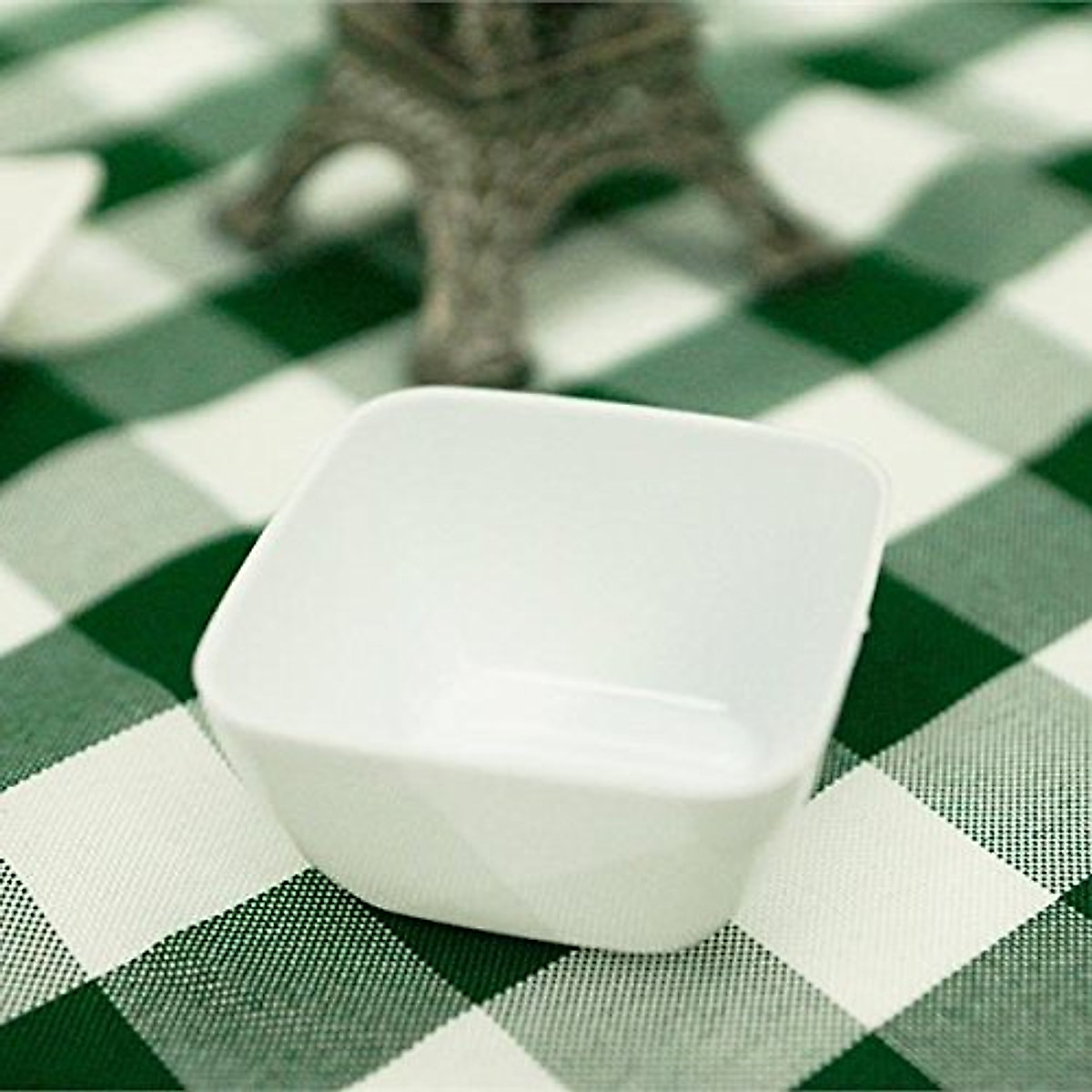 BalsaCircle 90 pcs 2 oz White Plastic Mini Bowls - Disposable Wedding Party Catering Tableware